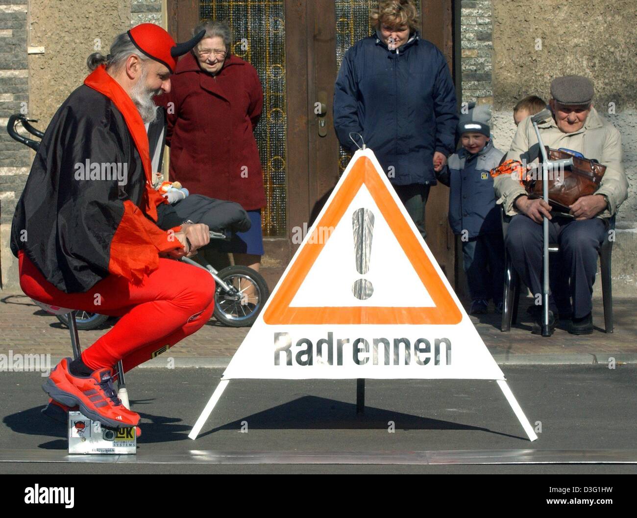 (dpa) - Velo designer Dieter Senft, known as the Biker Devil 'El Diablo ...