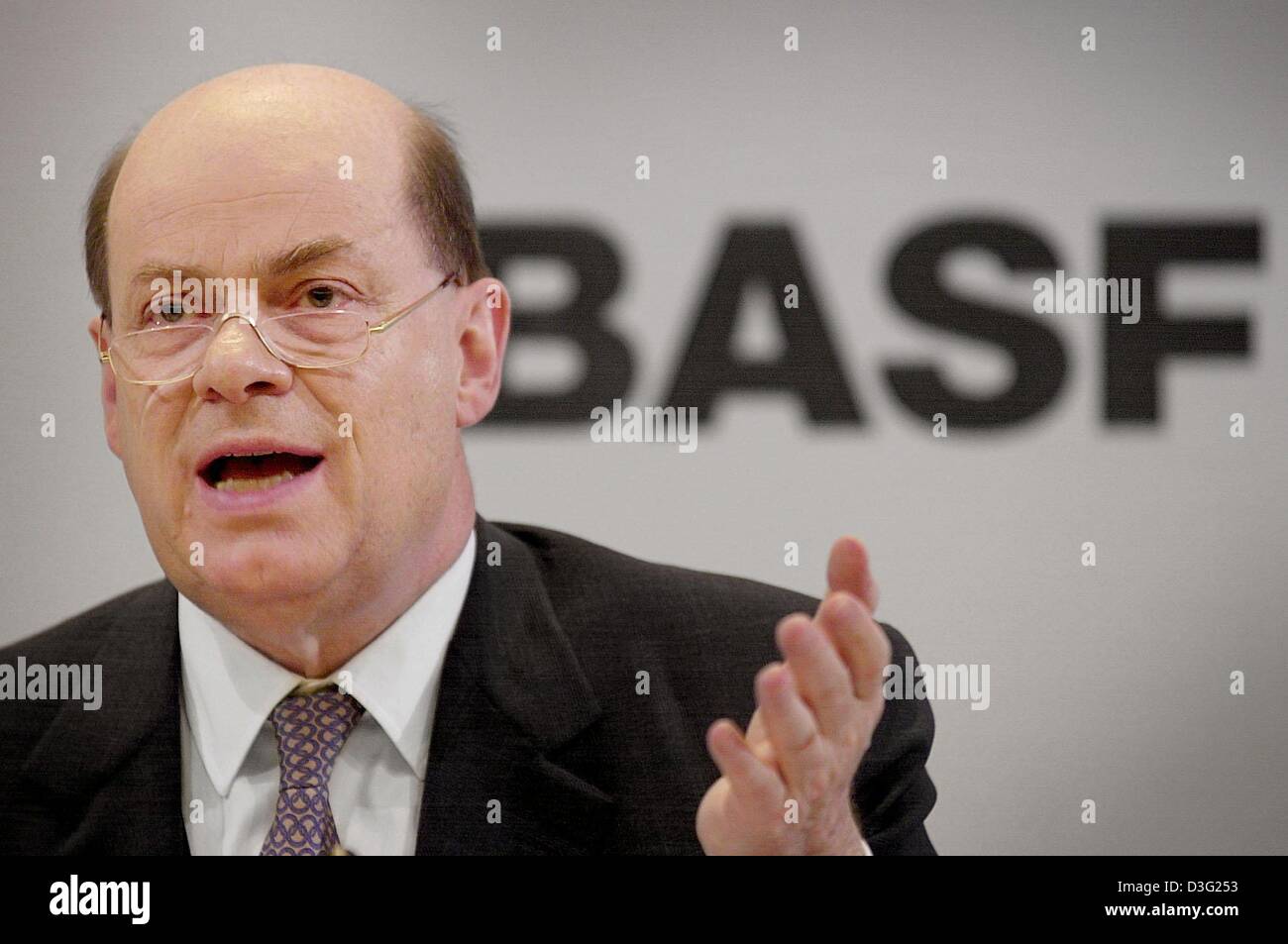 (dpa) - Juergen Strube, chairman of the board of the world's leading ...