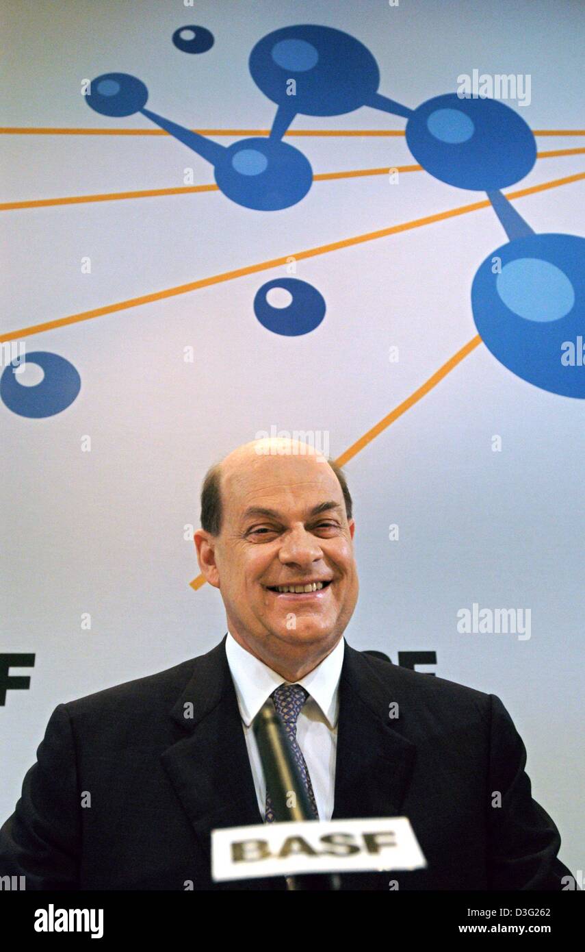 (dpa) - Juergen Strube, departing chairman of the board of the world's ...