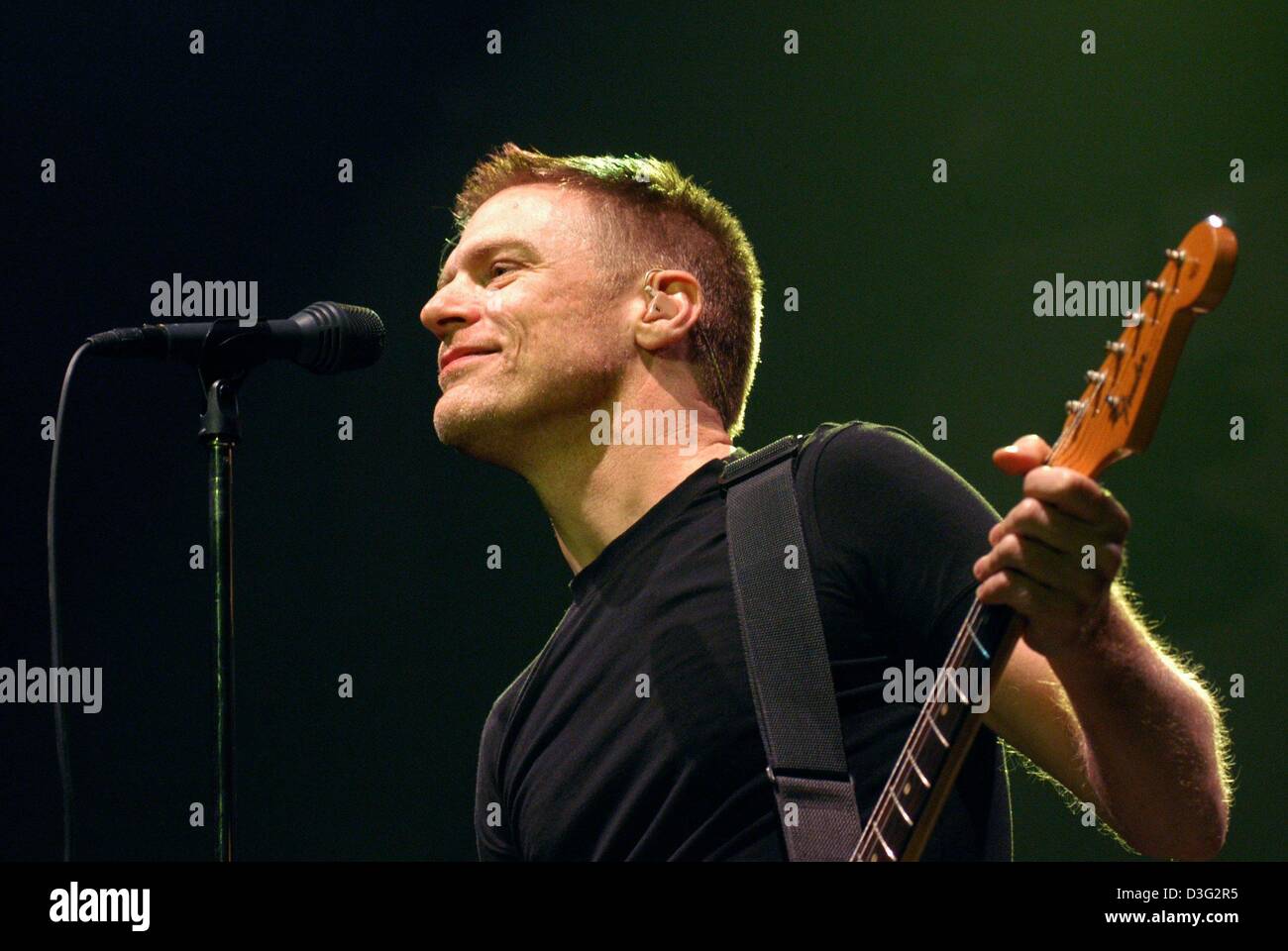 (dpa) - Canadian singer Bryan Adams performs during the first concert ...