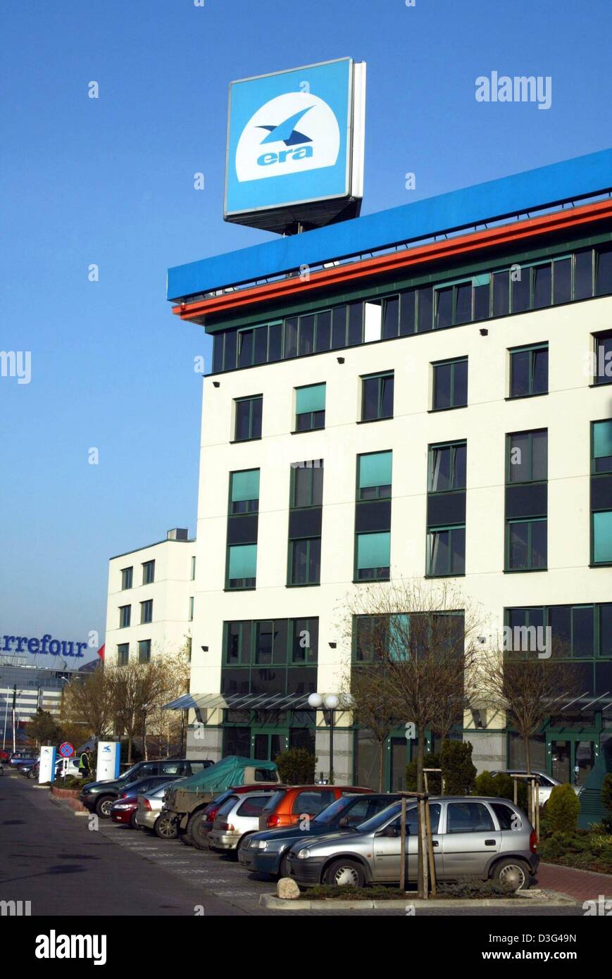 (dpa) - Headquarters of the Polish network operator ERA-GSM pictured in ...