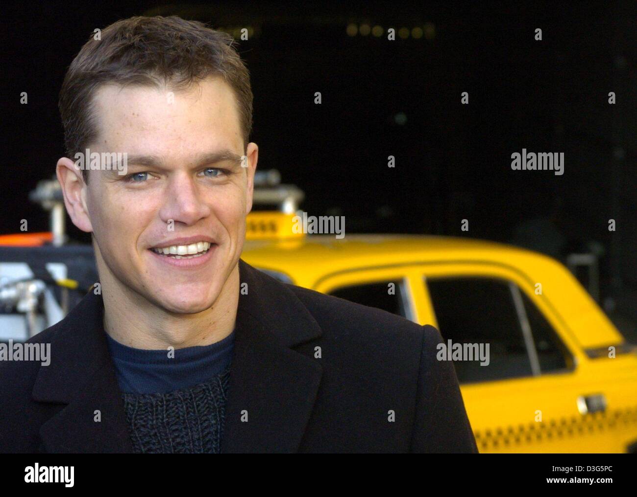 (dpa) - US actor Matt Damon smiles during a photo call for the ...