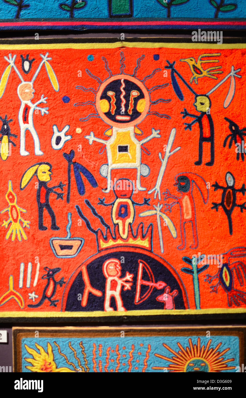 God's Eye or Nierika Ritual Weaving Depicting Early Astronomy Astrology ...