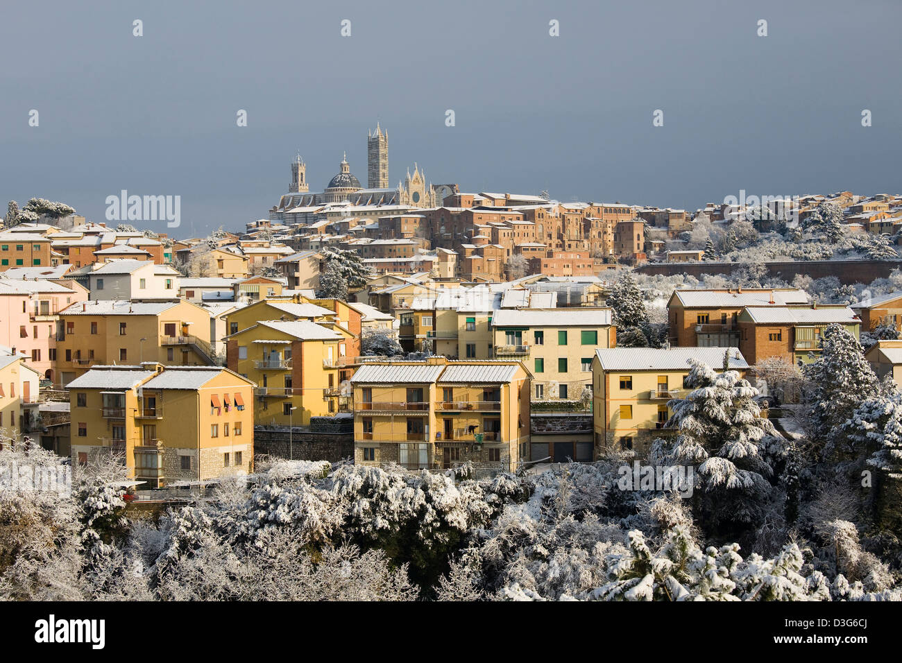 Ancient town snow scenery hi-res stock photography and images - Alamy