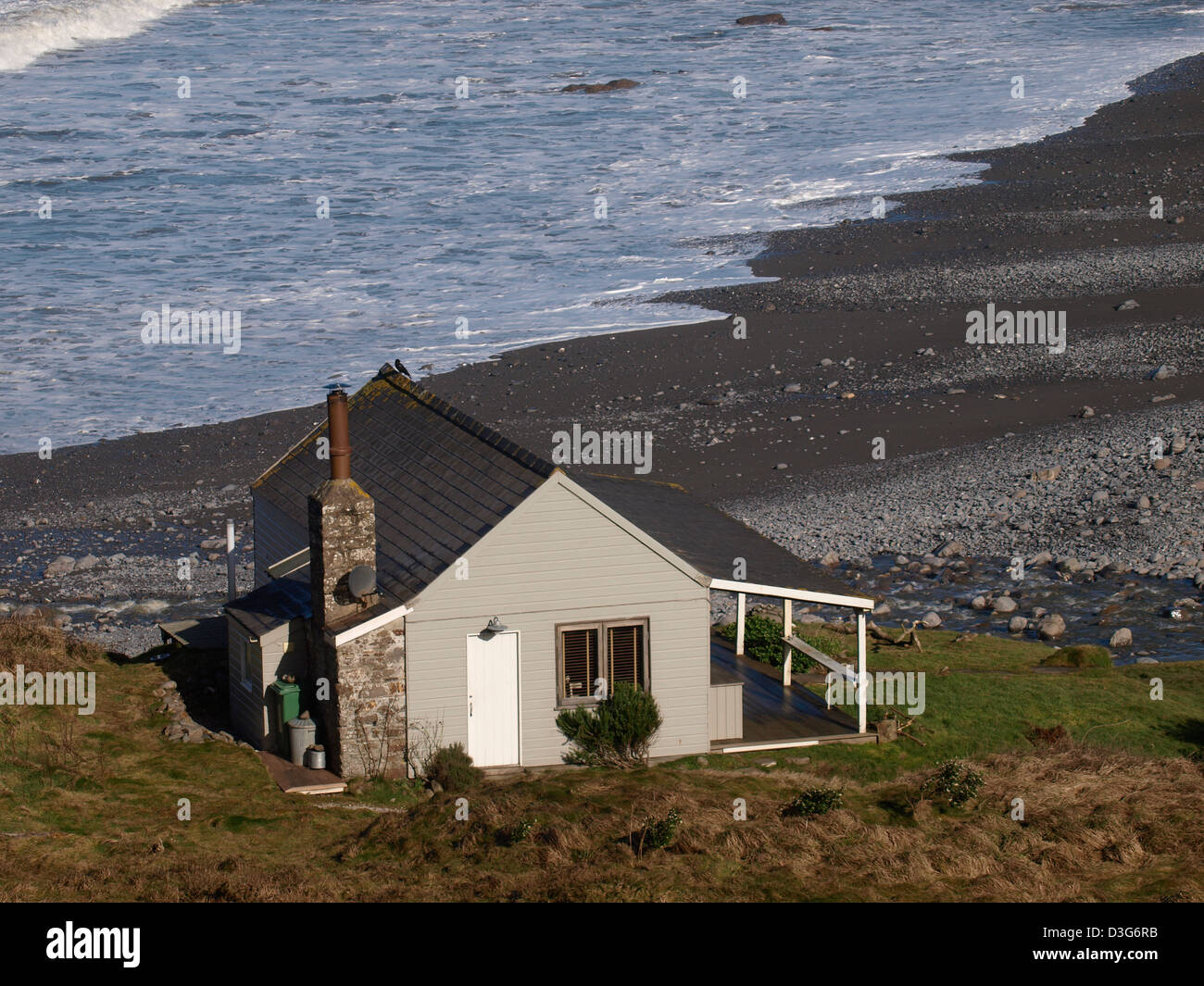 Coastal Cabin, Millock, Cornwall, UK Stock Photo - Alamy