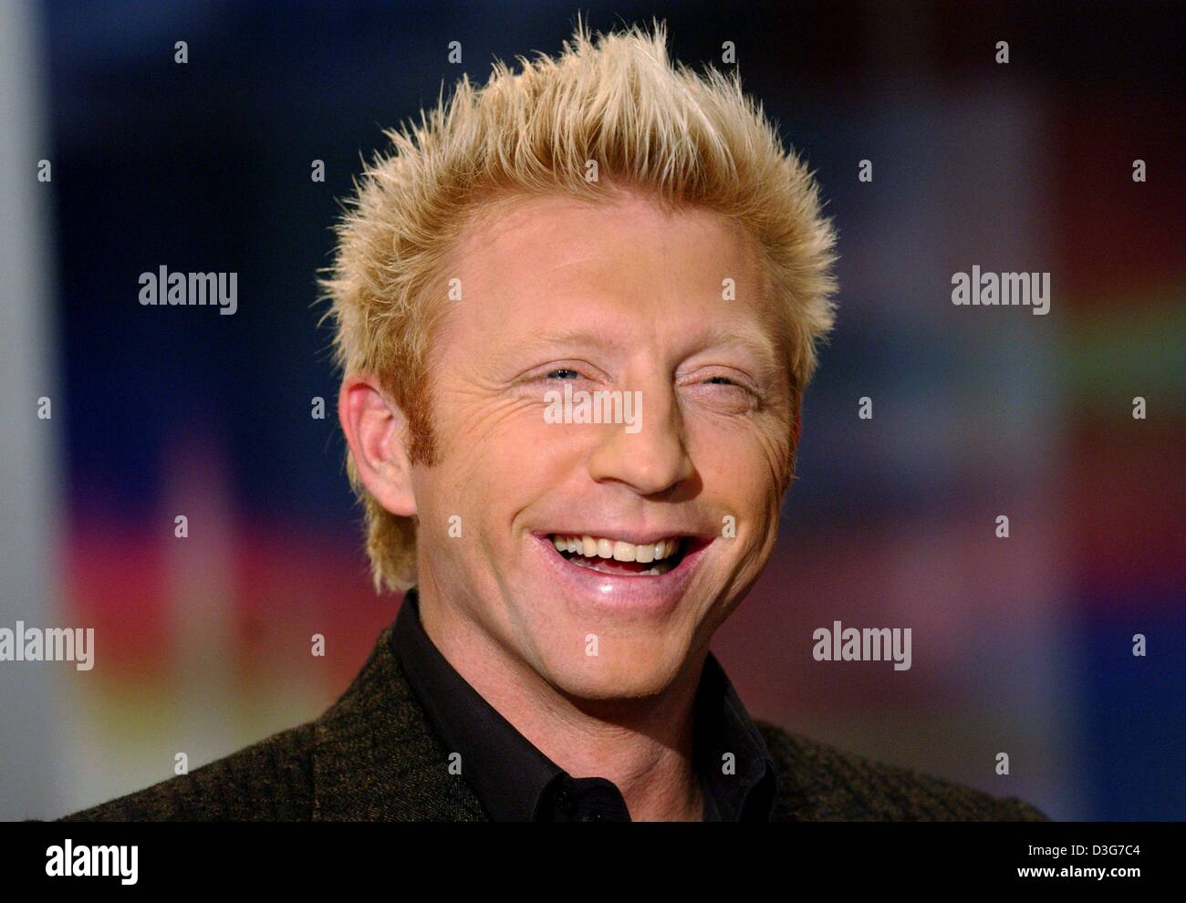 (dpa) - The former German tennis star Boris Becker appears on a German ...