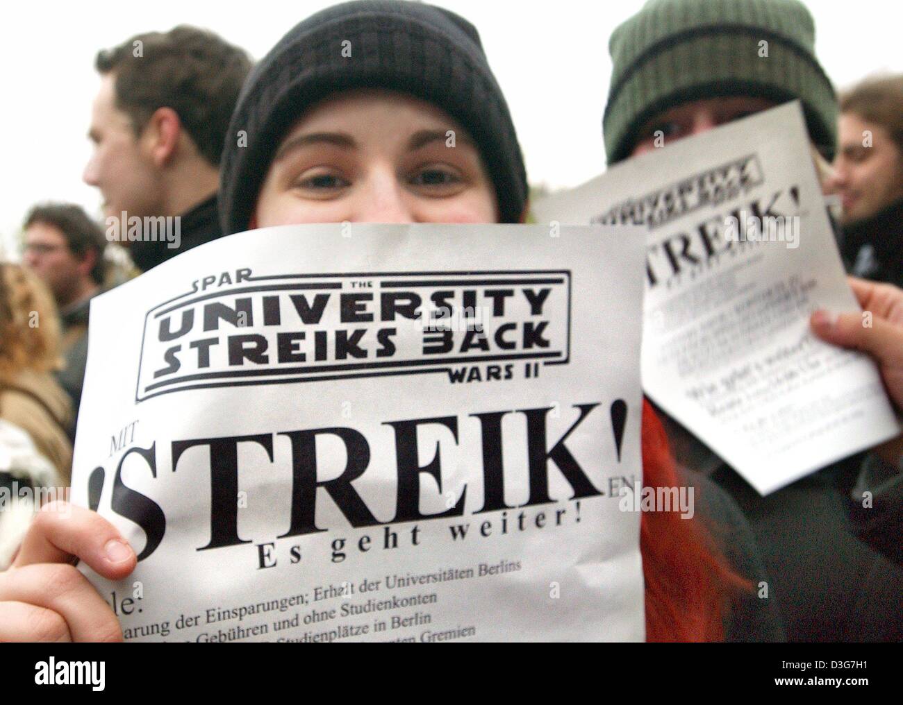 (dpa) - Students of the Technical University call for strike with ...