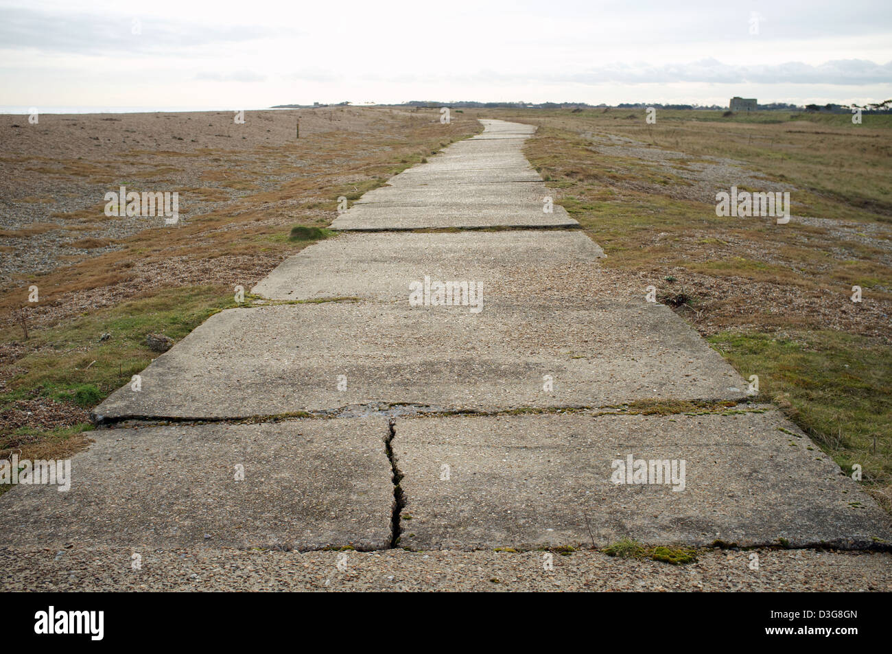 WW2 concrete road Stock Photo - Alamy