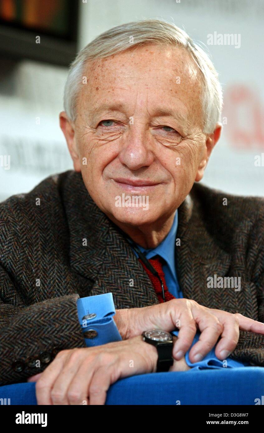 (dpa) - The US author Louis Begley poses during the Book Fair in ...