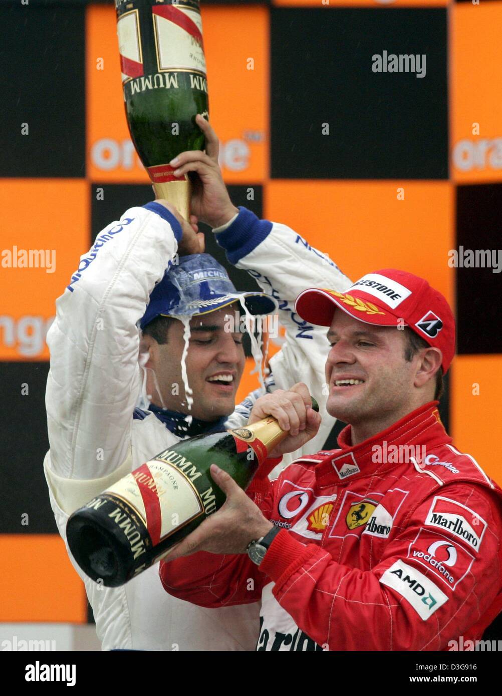(dpa) - Colombian formula 1 pilot Juan Pablo Montoya (BMW Williams ...