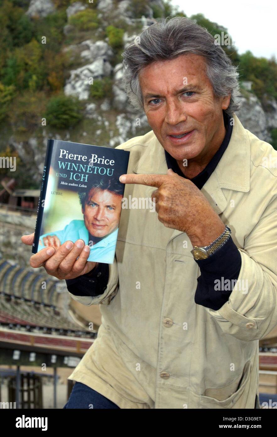 (dpa) - French actor Pierre Brice presents his autobiography 'Winnetou ...