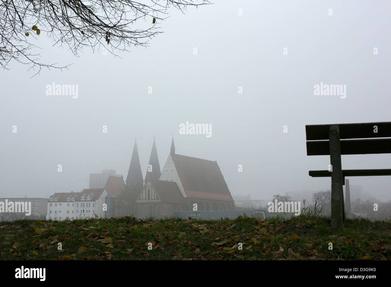 View of Frankfurt Oder from Slubice Poland Stock Photo - Alamy