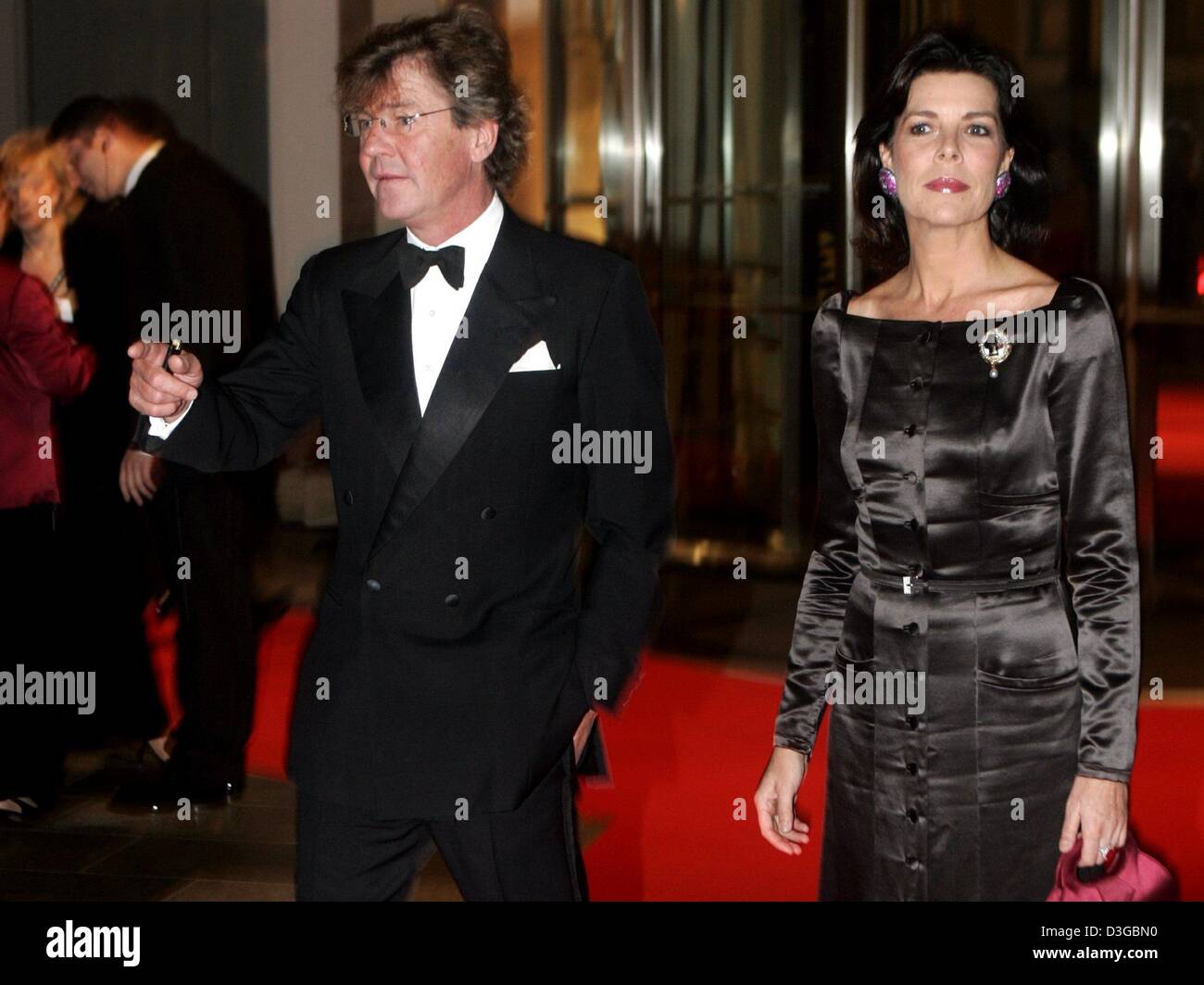 (dpa) - Prince Ernst August of Hanover and his wife Princess Caroline ...