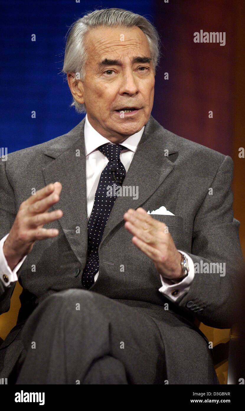 (dpa) - The photo shows former US ambassador to Germany Richard Burt ...