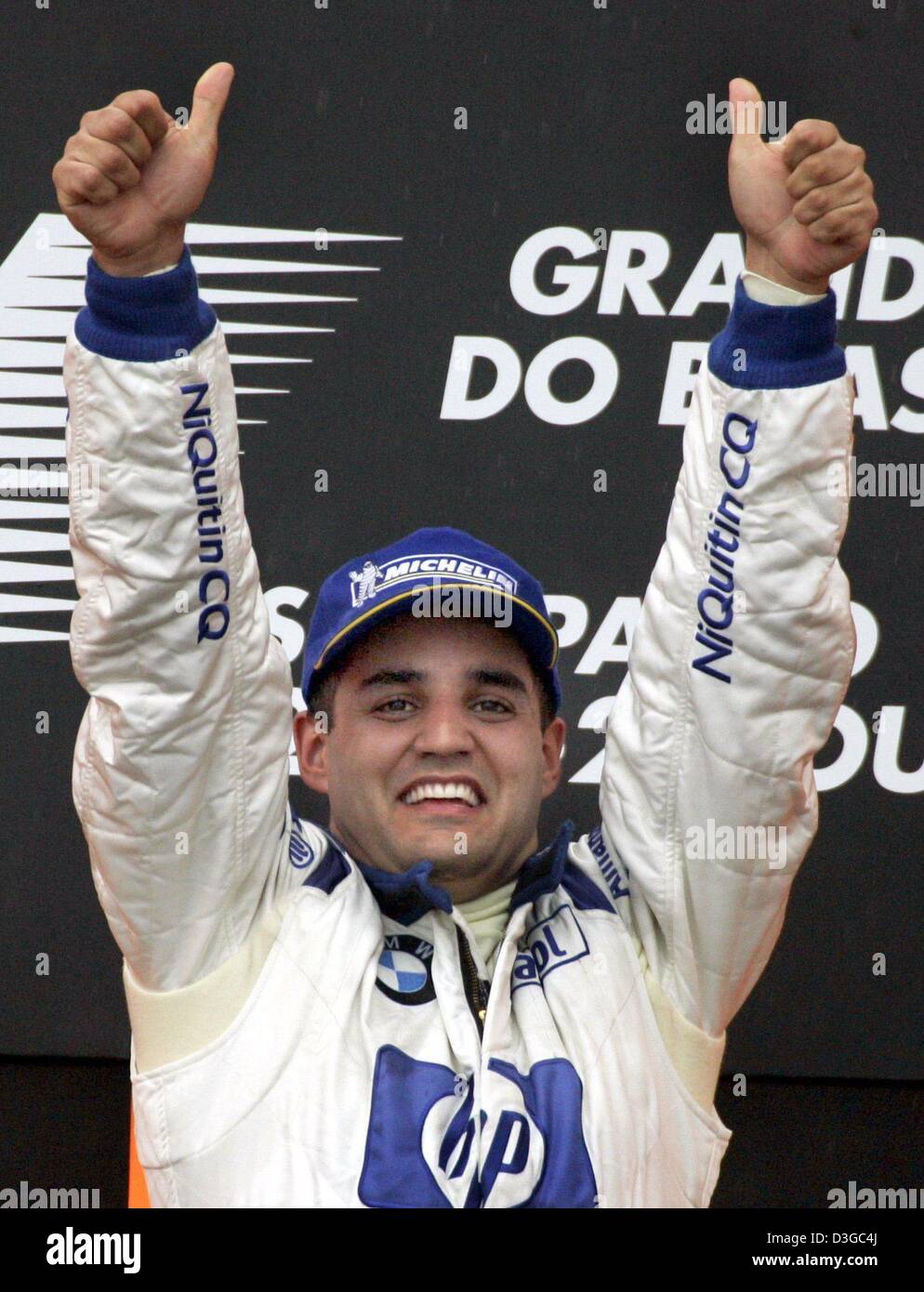 (dpa) - Colombian formula 1 pilot Juan Pablo Montoya (BMW Williams ...