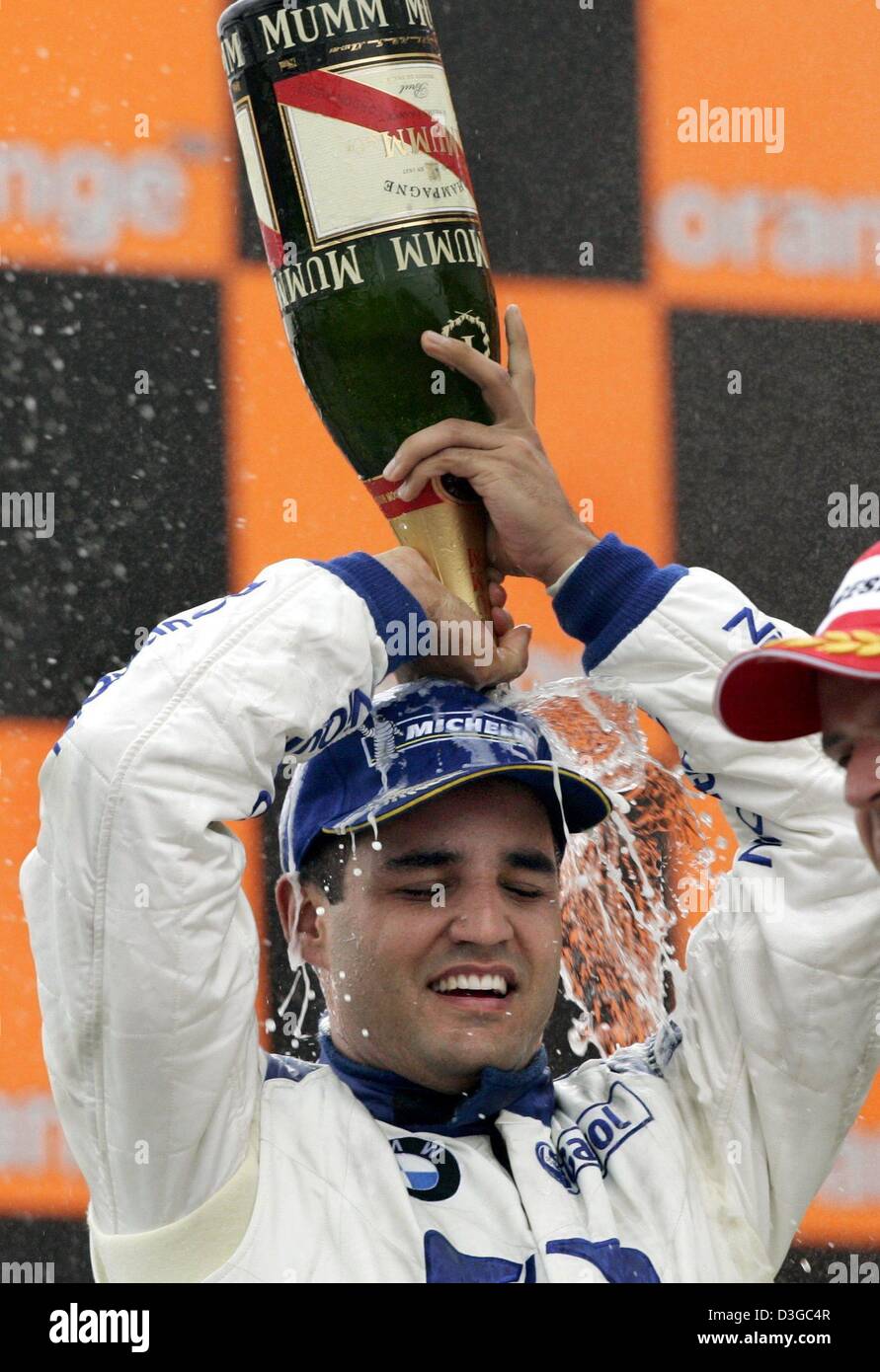 (dpa) - Colombian formula 1 pilot Juan Pablo Montoya (BMW Williams ...