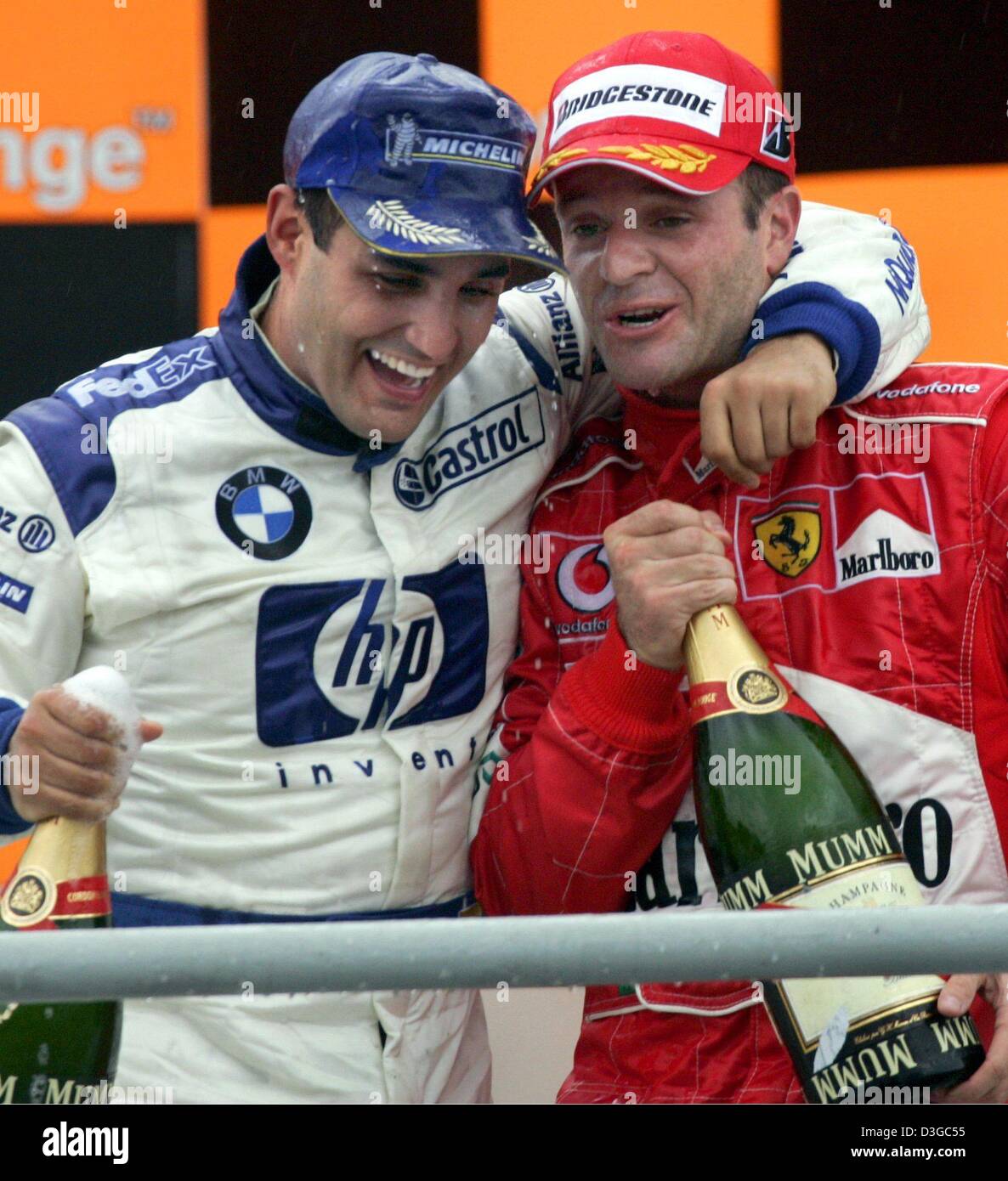 (dpa) - Colombian formula 1 pilot Juan Pablo Montoya (BMW Williams ...