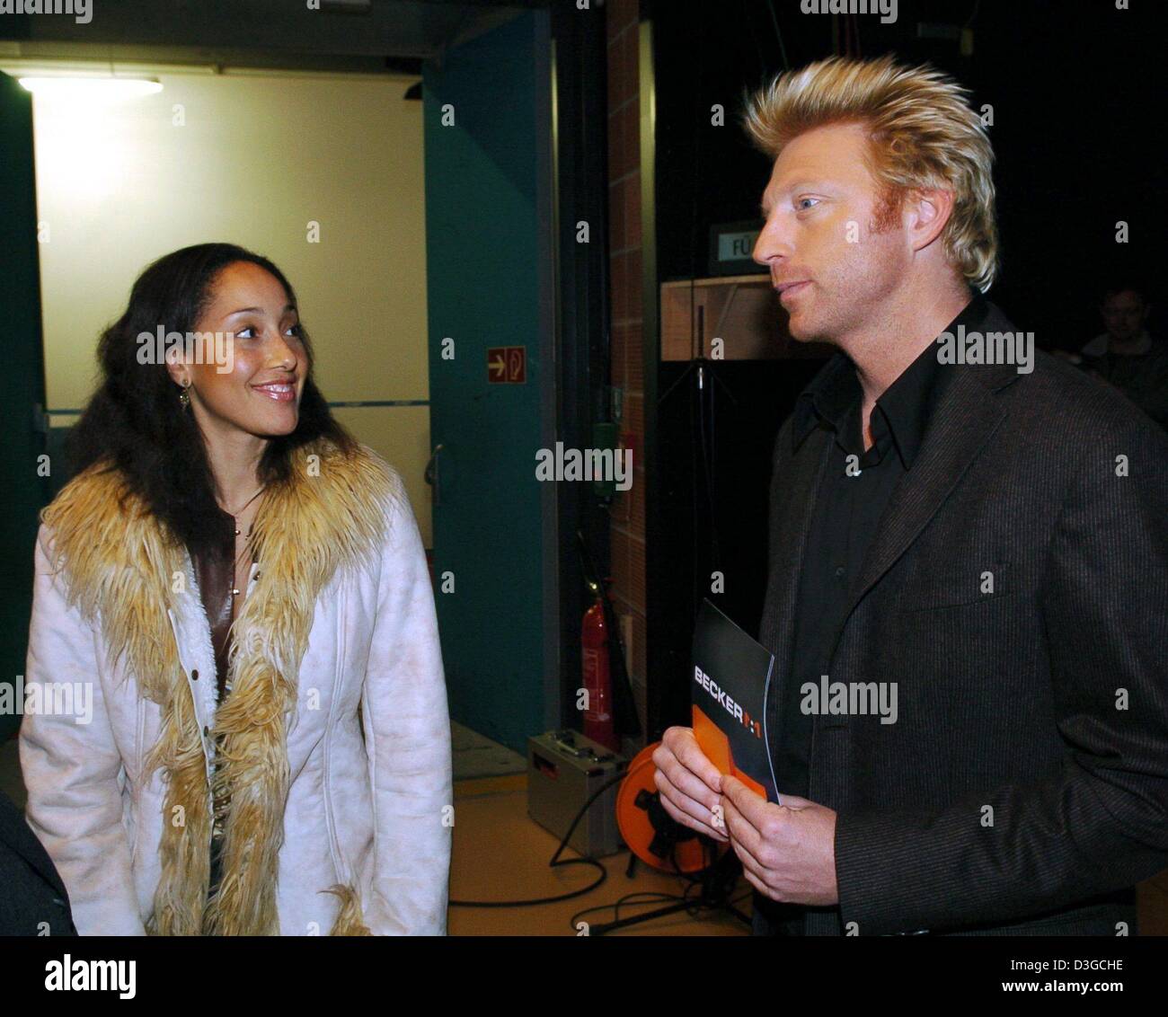 (dpa) - German tennis legend Boris Becker and his girlfriend, dancer ...