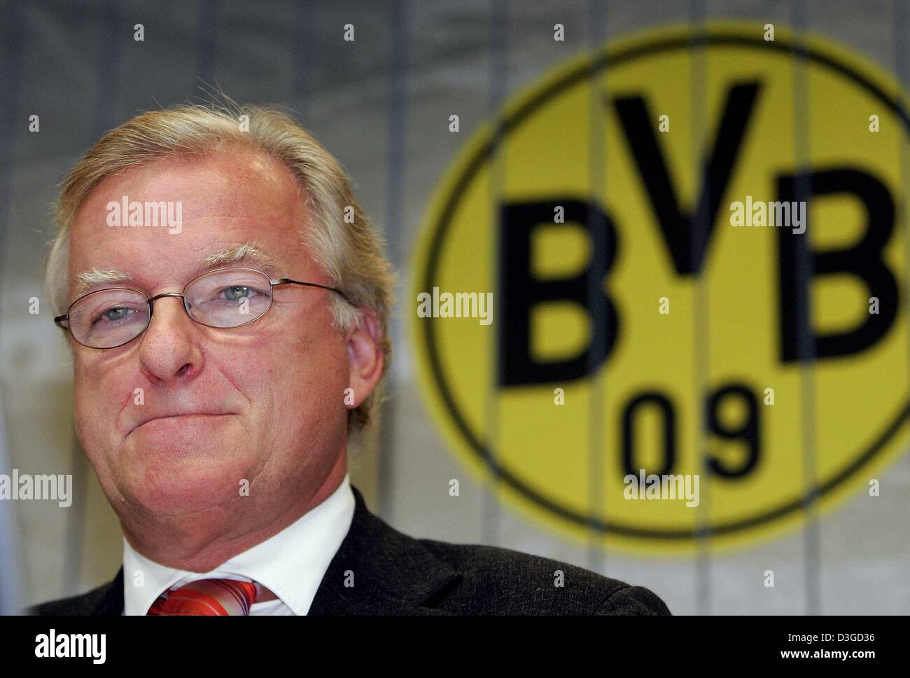 (dpa) - Club President Gerd Niebaum of German Bundesliga side Borussia ...