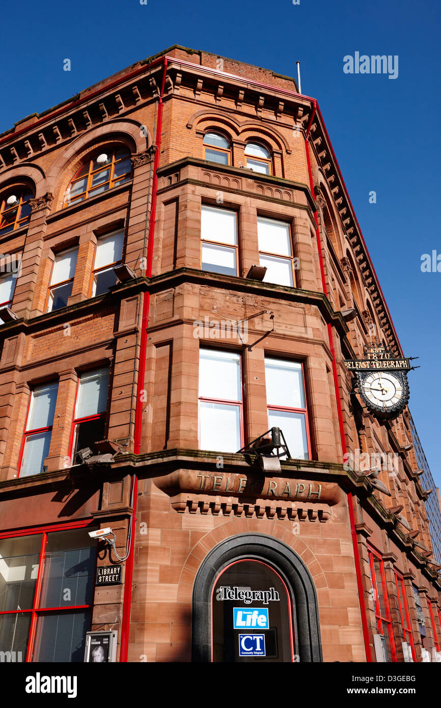 Belfast Telegraph Newspaper offices Royal Avenue Northern Ireland uk ...