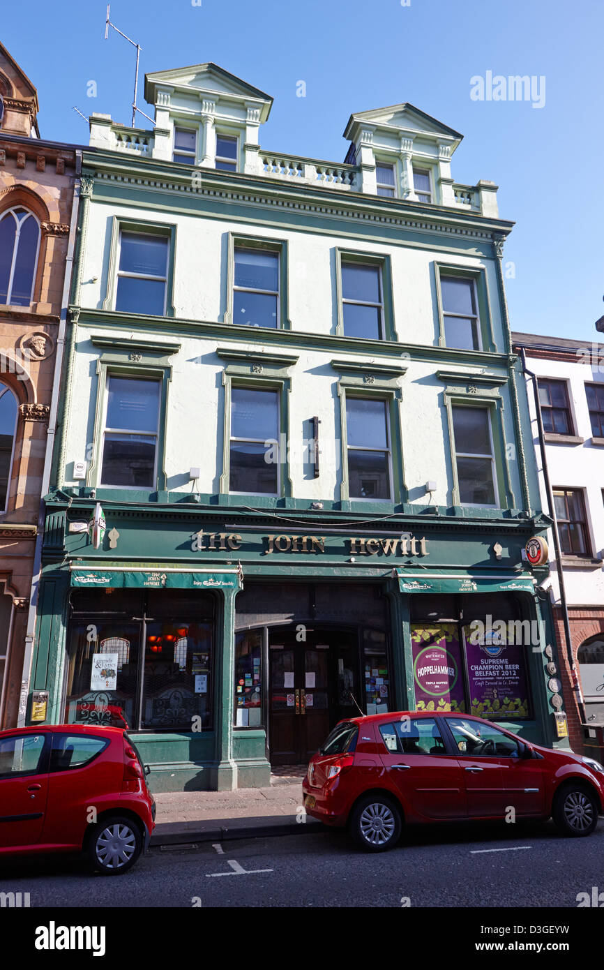 the john hewitt bar donegall street Belfast Northern Ireland uk Stock ...