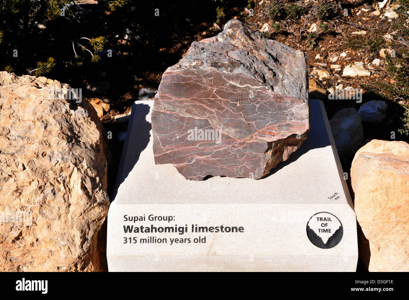 The Grand Canyon's Trail of Time exhibit offers visitors an ...