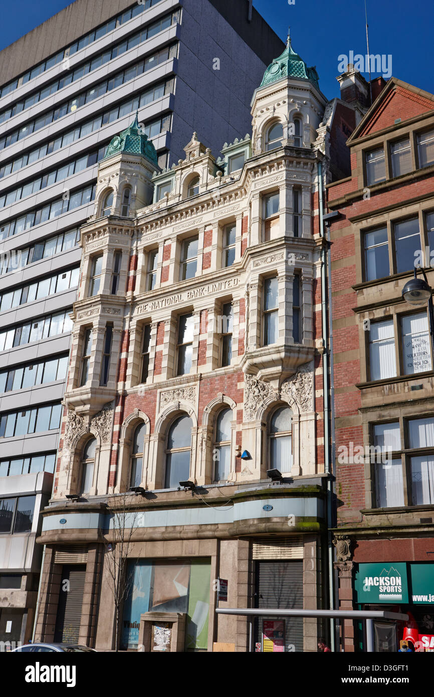 former national bank building on high street Belfast Northern Ireland ...