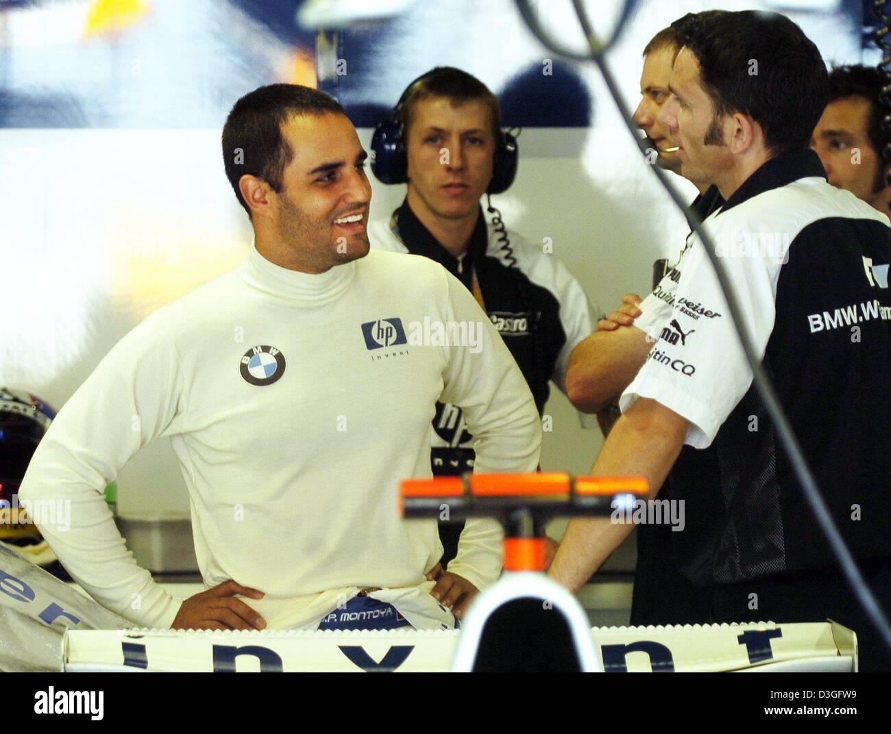 (dpa) - Columbian Formula 1 driver Juan Pablo Montoya (team BMW ...