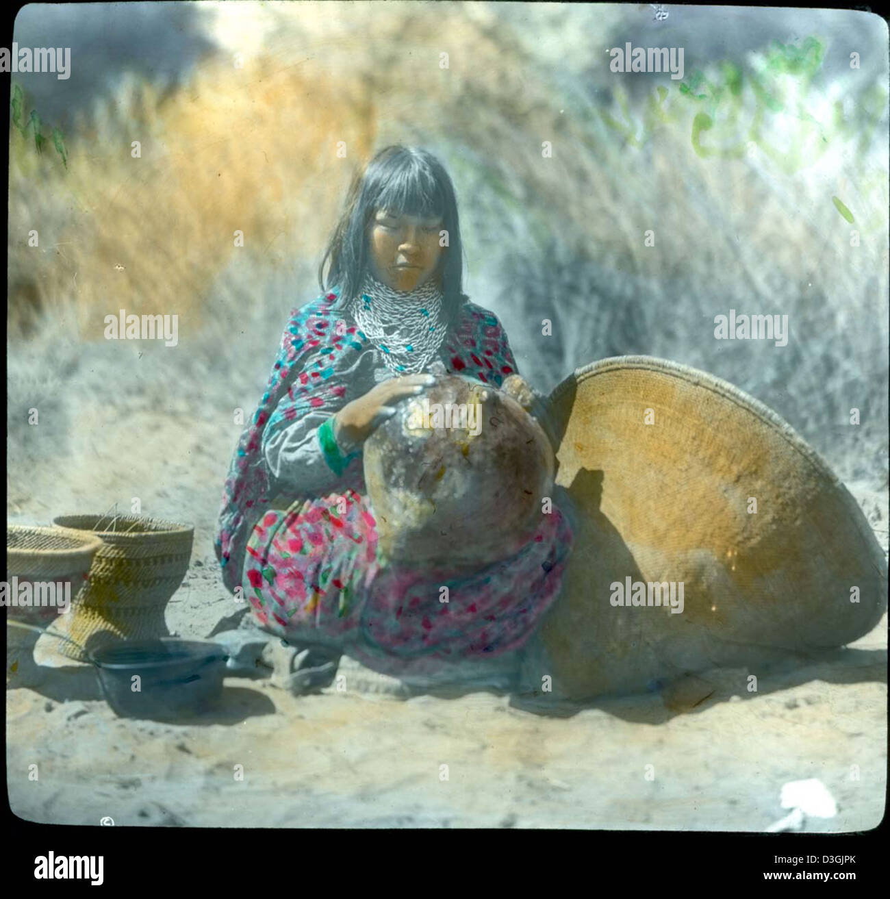 Havasupai Havasupai Native Americans Supai High Resolution Stock ...