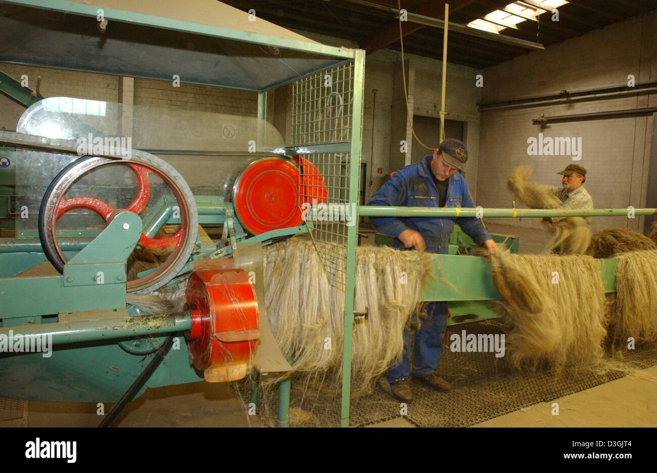 Linen processing machine hi-res stock photography and images - Alamy