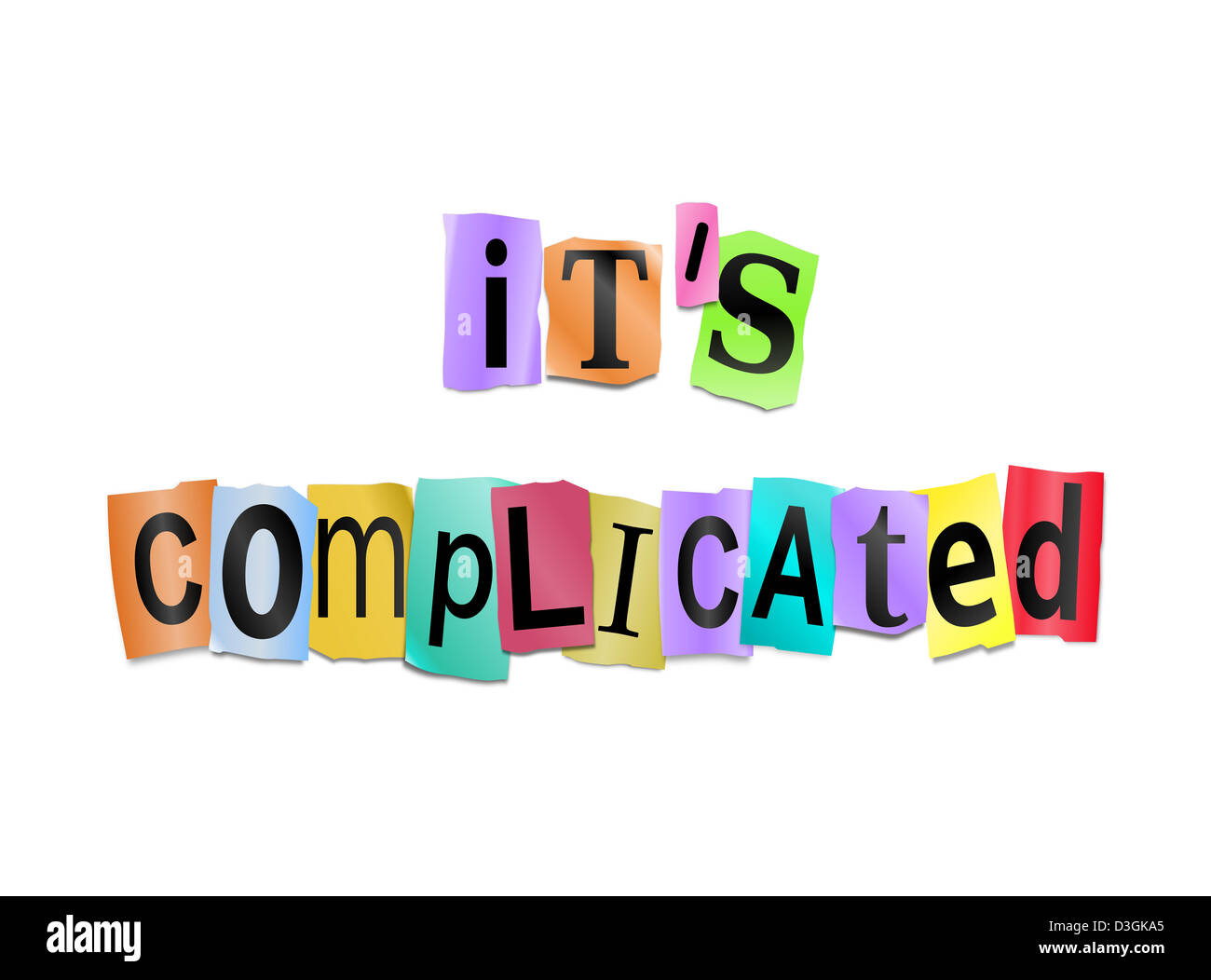 Complicated letters hi-res stock photography and images - Alamy