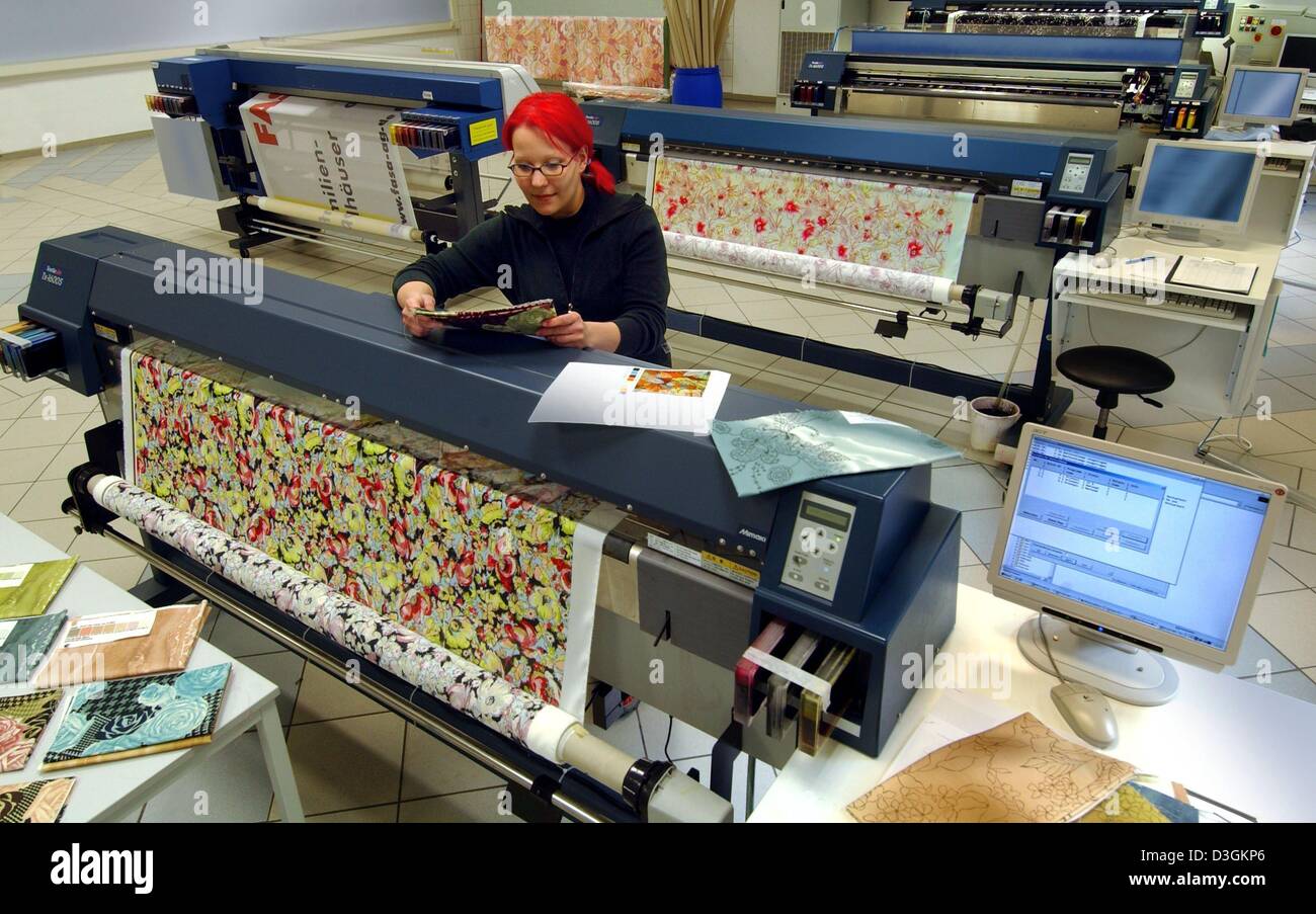 Inkjet printer textiles hi-res stock photography and images - Alamy