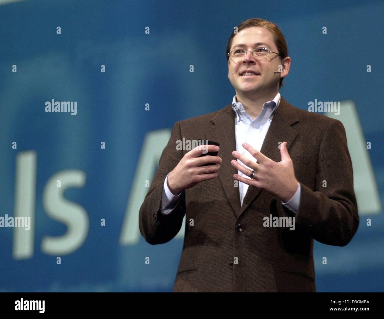 (dpa) - Jonathan Schwartz, President and Chief Operating Officer of the US computer concern Sun ...