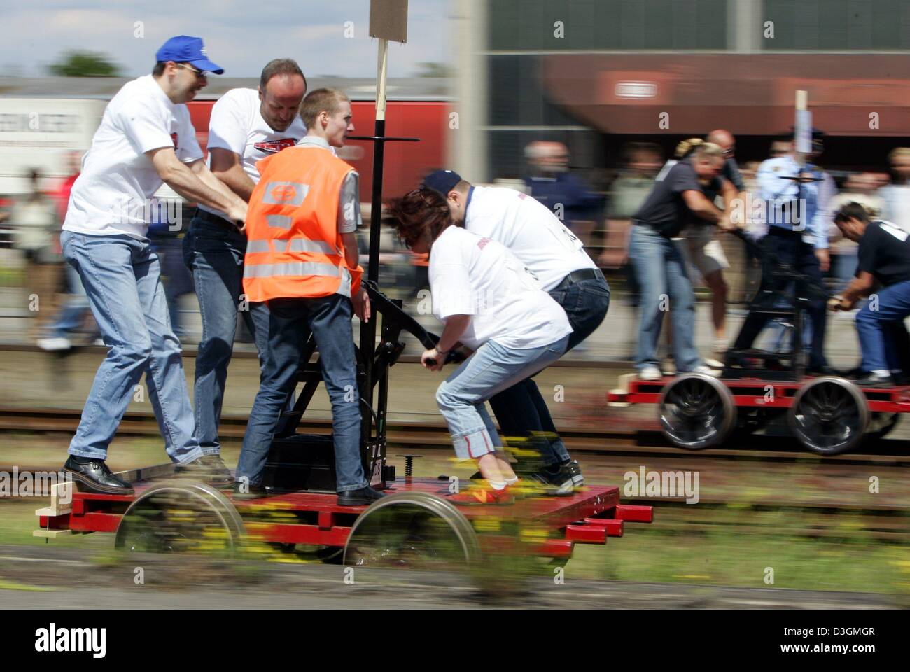 Train handcar hi-res stock photography and images - Alamy