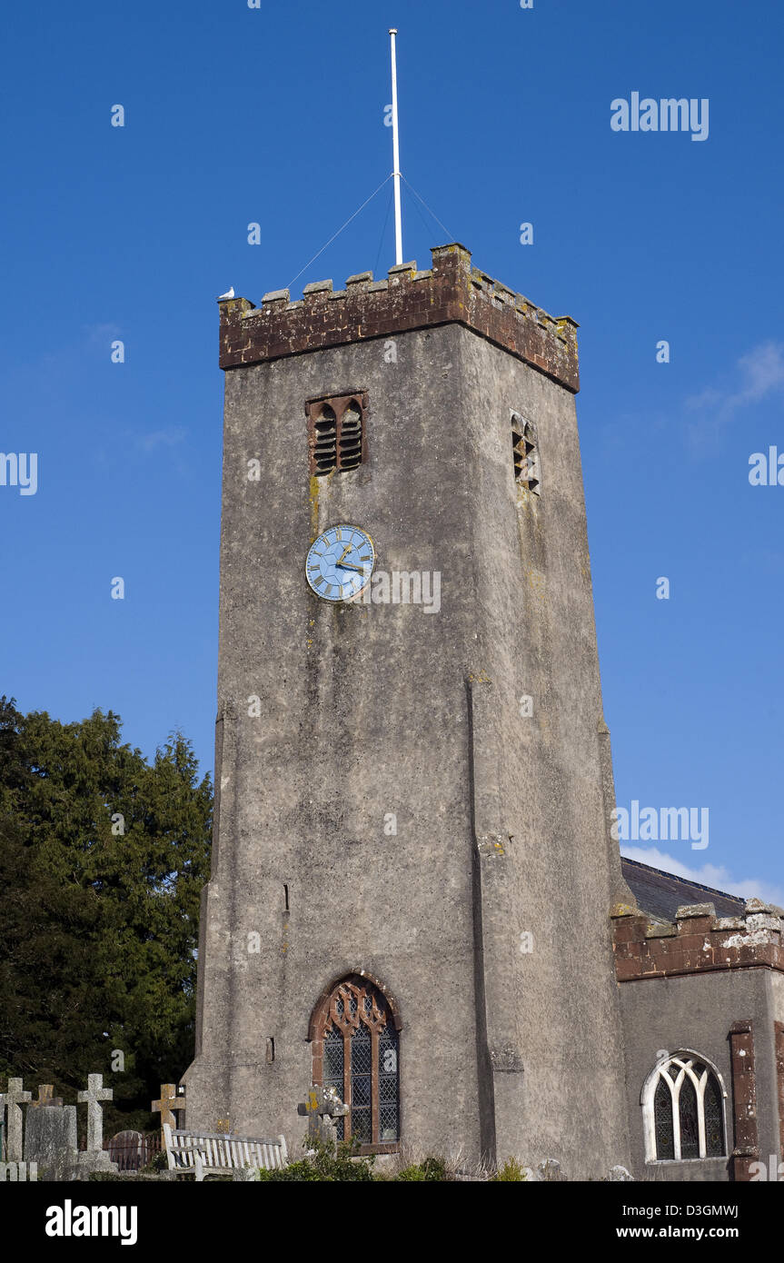 Stoke Gabriel village church,village church,Stoke Gabriel,river Dart ...