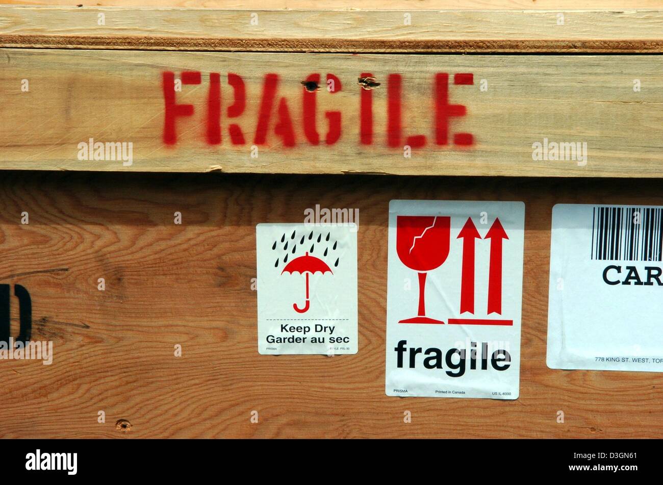 Fragile Wood Box