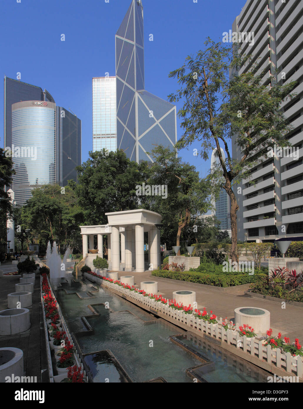 China, Hong Kong, Central district, Hong Kong Park, skyscrapers Stock ... China, Hong Kong, Central district, Hong Kong Park, skyscrapers Stock ...