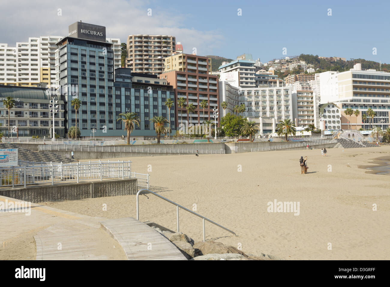 Atami beach buildings sea front hi-res stock photography and images - Alamy