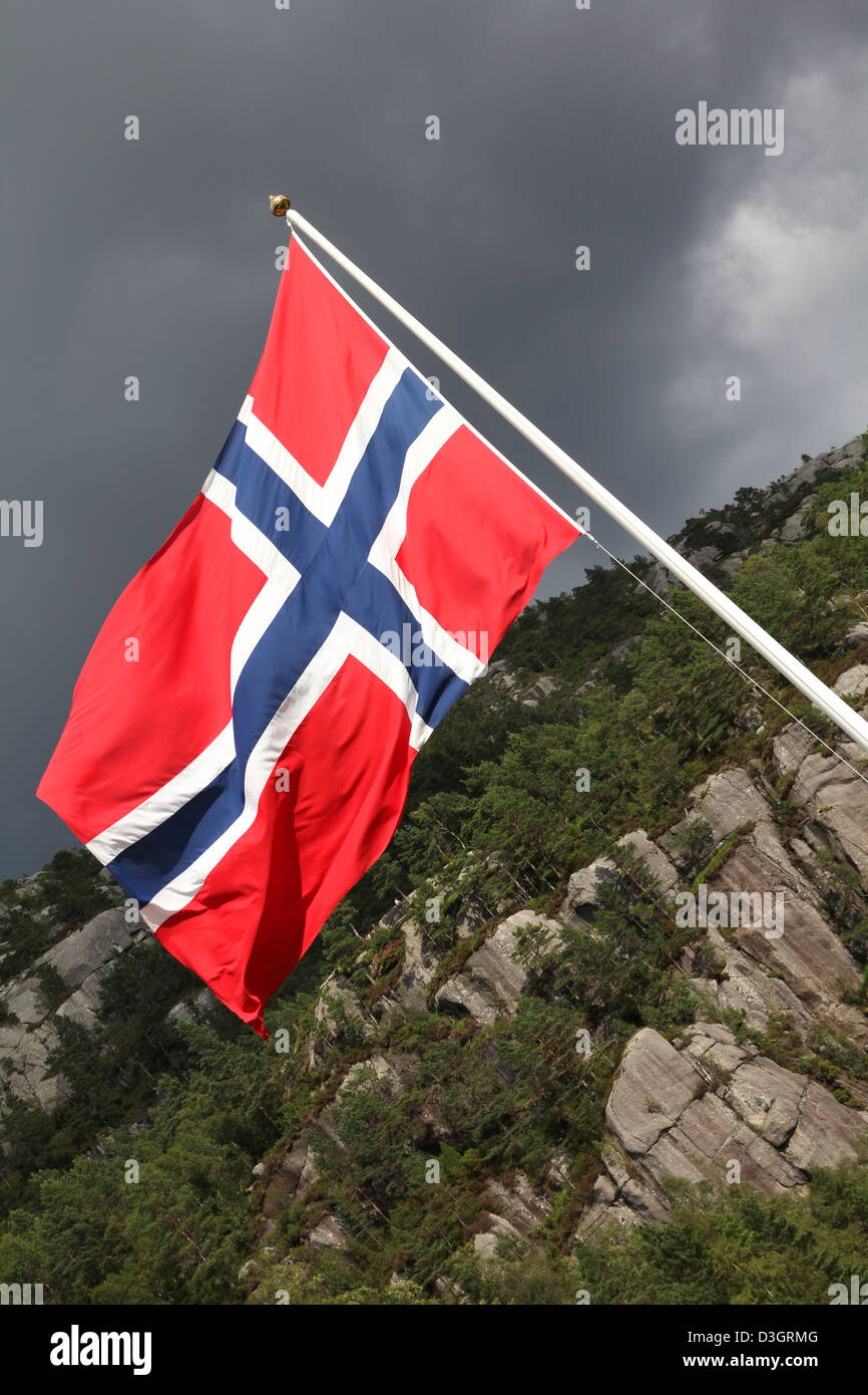 National Flag Of Norway Stock Photos & National Flag Of Norway Stock ...
