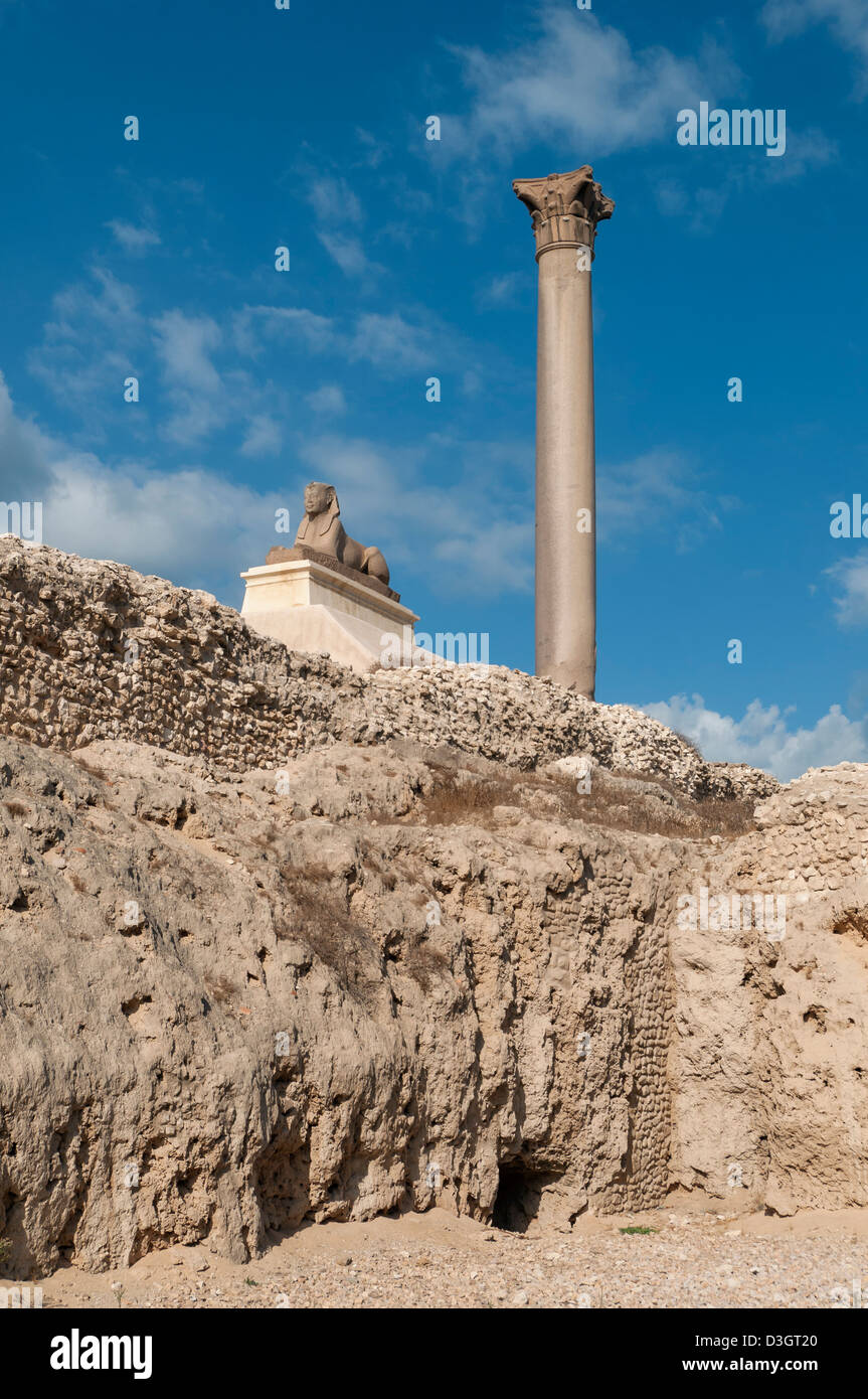 Pompey's Pillar (Memorial Of Diocletian), Roman Triumphal Column in ...