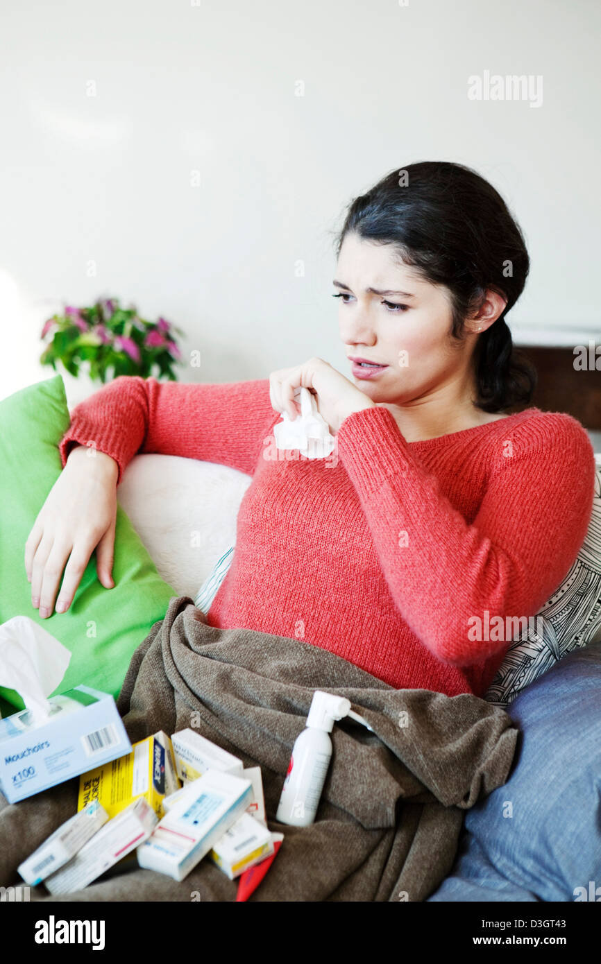 Sick persons couch hi-res stock photography and images - Alamy