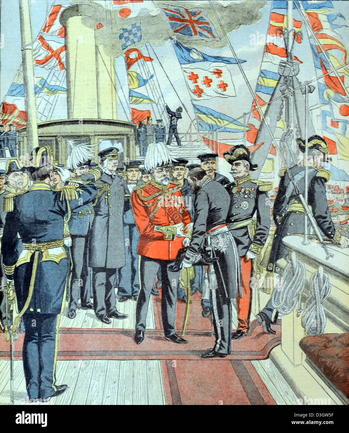 King Edward VII on Royal Visit to France (May 1903) in Lead Up to ...