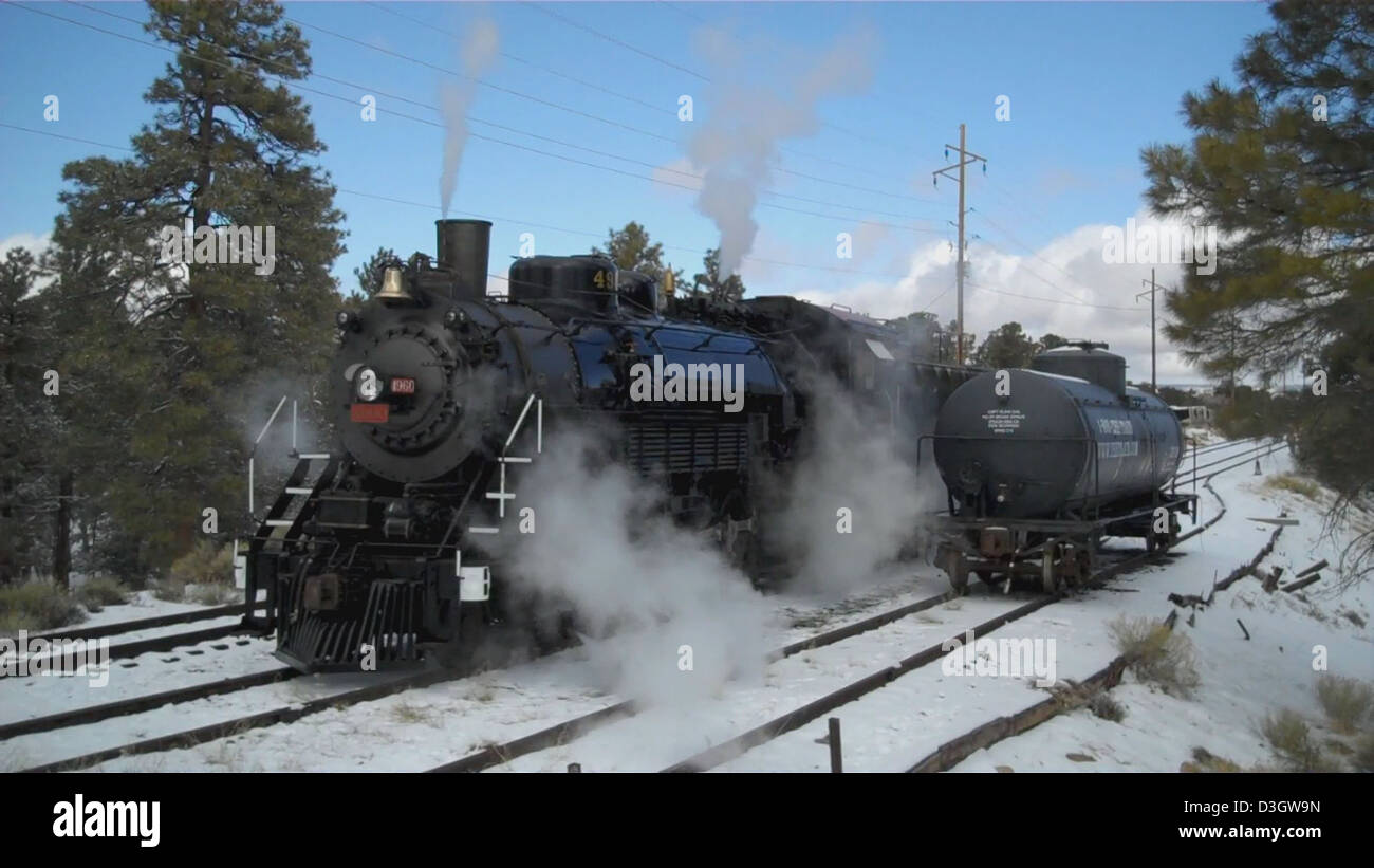 The Arizona Centennial Locomotive, a vintage steam train, is used for ...