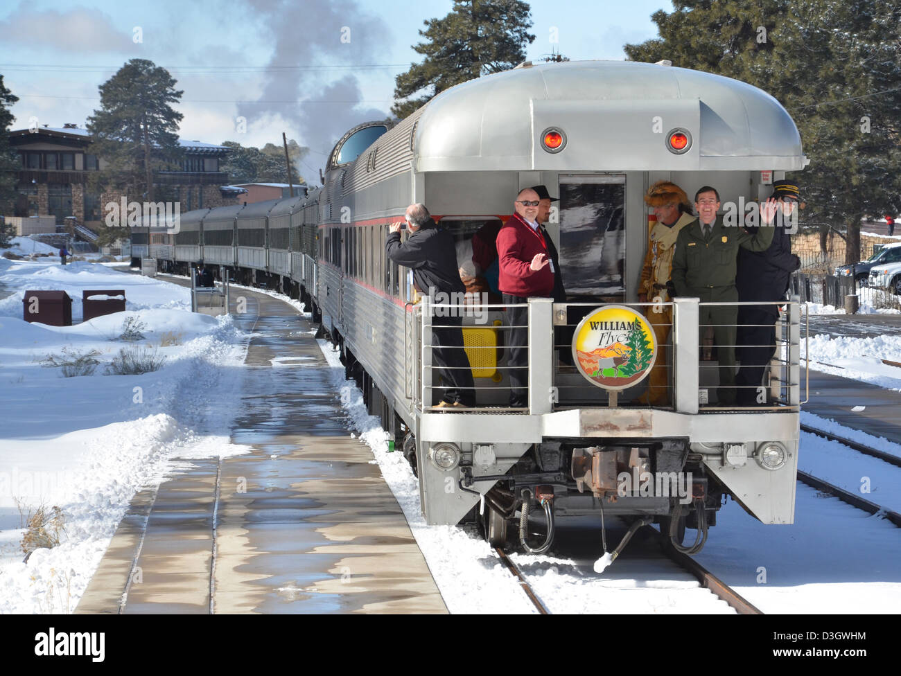 The Arizona Centennial Train arrived at Grand Canyon National Park as ...