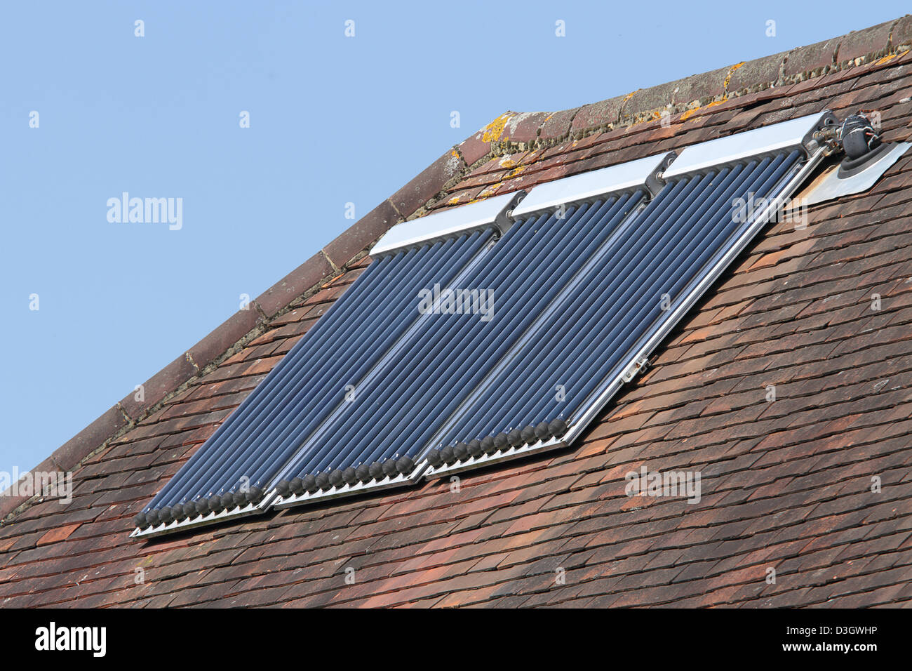 Solar home water tube hi-res stock photography and images - Alamy