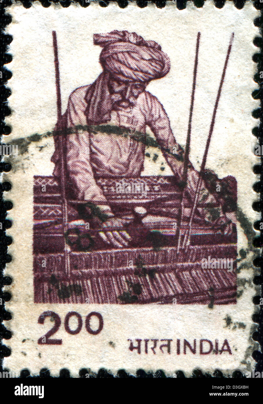 India postman hi-res stock photography and images - Alamy