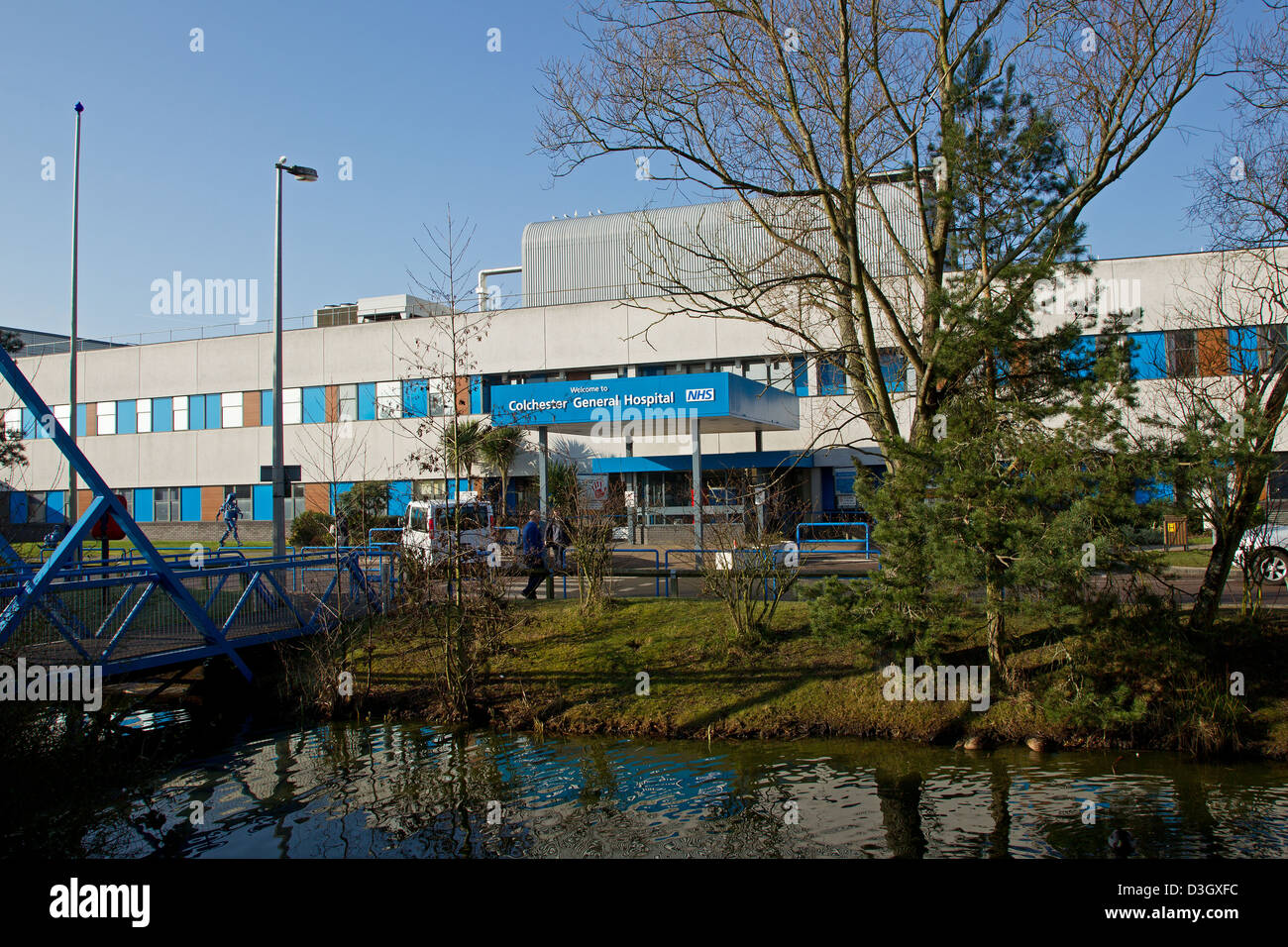 Colchester General Hospital frontage. An NHS hospital run by Colchester ...