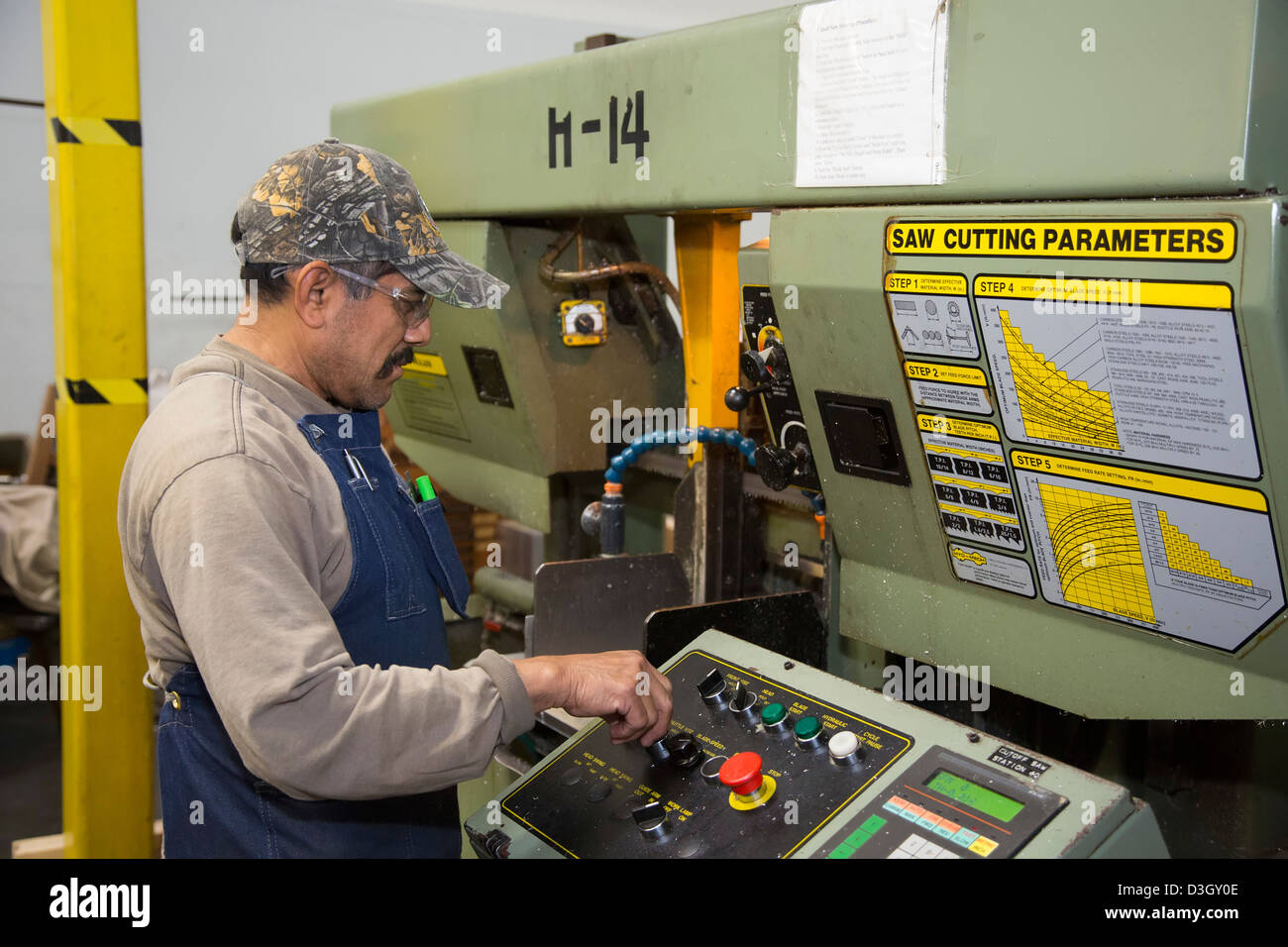 Workers Build Lathes and Other Small Metalworking Machines Stock Photo ...