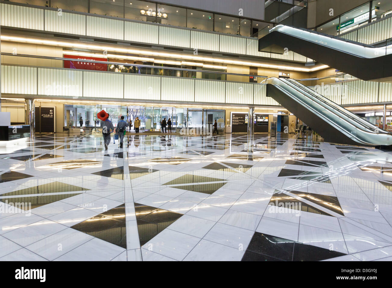 Interior of modern building in Tokyo, Japan Stock Photo - Alamy