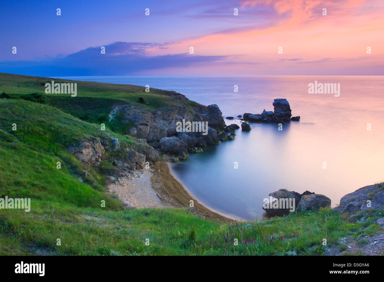 Amazing sunset on sea hi-res stock photography and images - Alamy